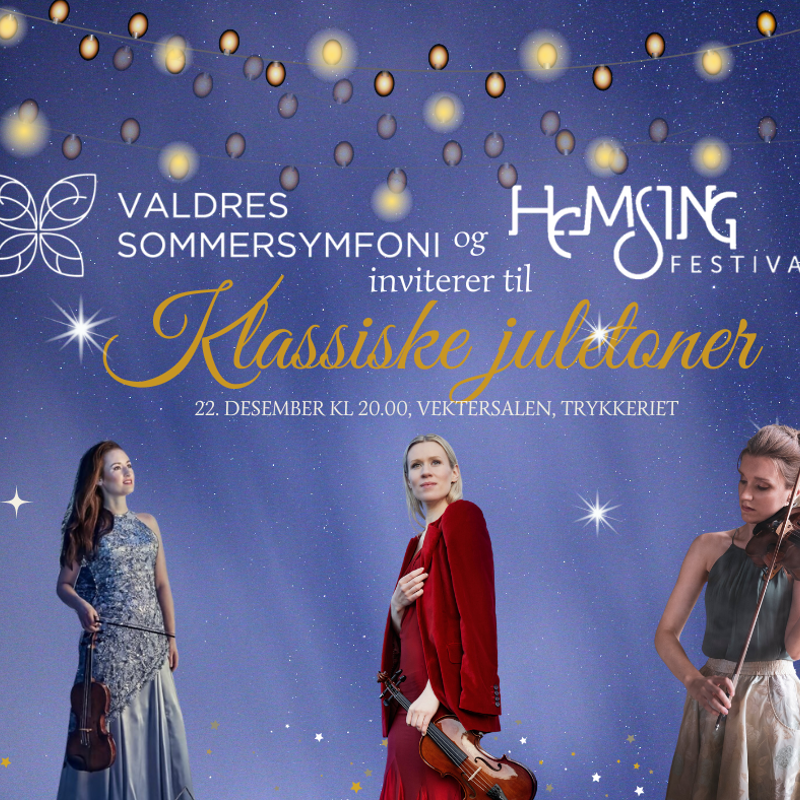 Billettsalget til årets julekonsert er i gang! - Valdres Sommersymfoni